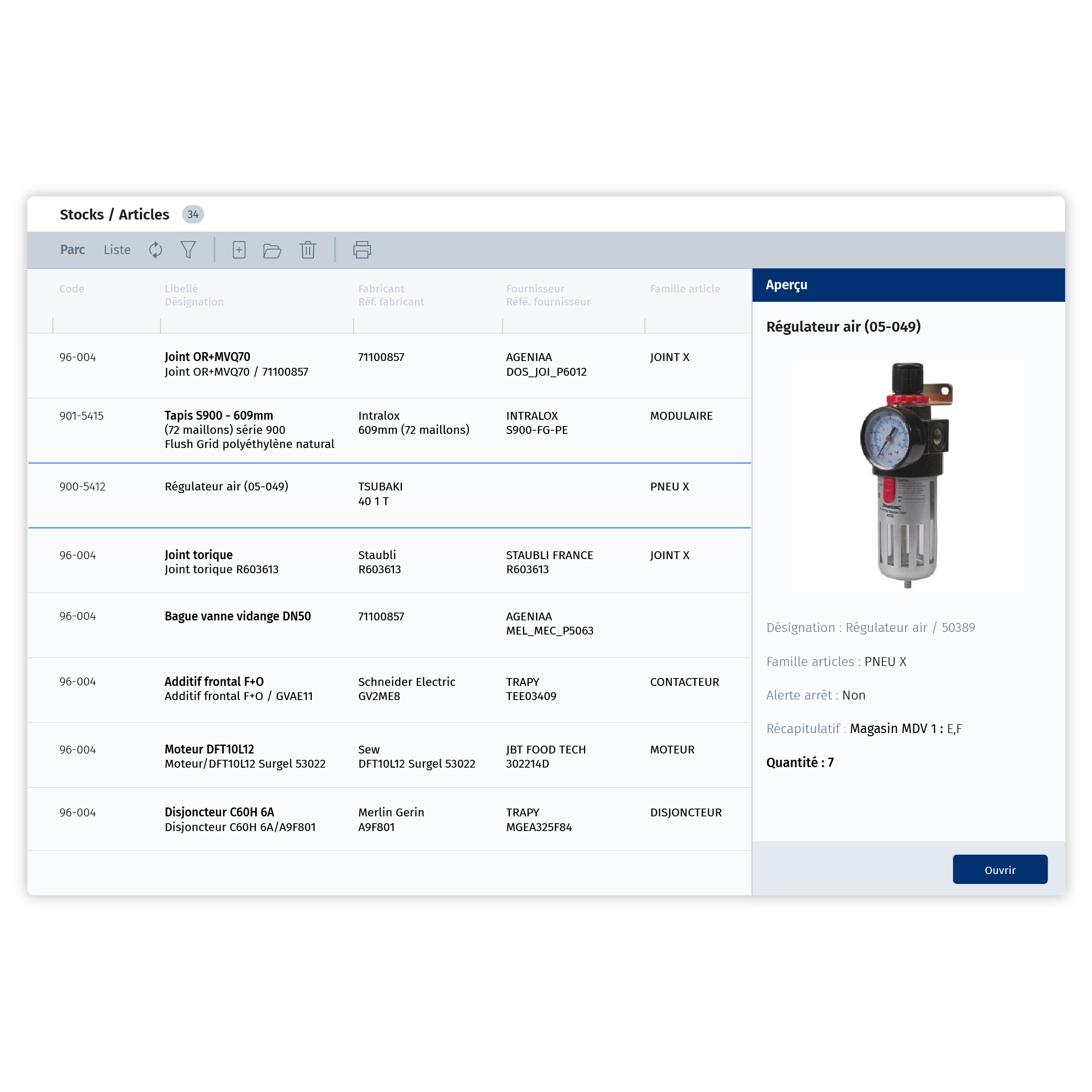 Logiciel de gestion de la maintenance des PME, TPE - Corim XP Lite